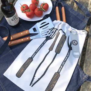 Personalised BBQ Tools Gift Set | notonthehighstreet.com