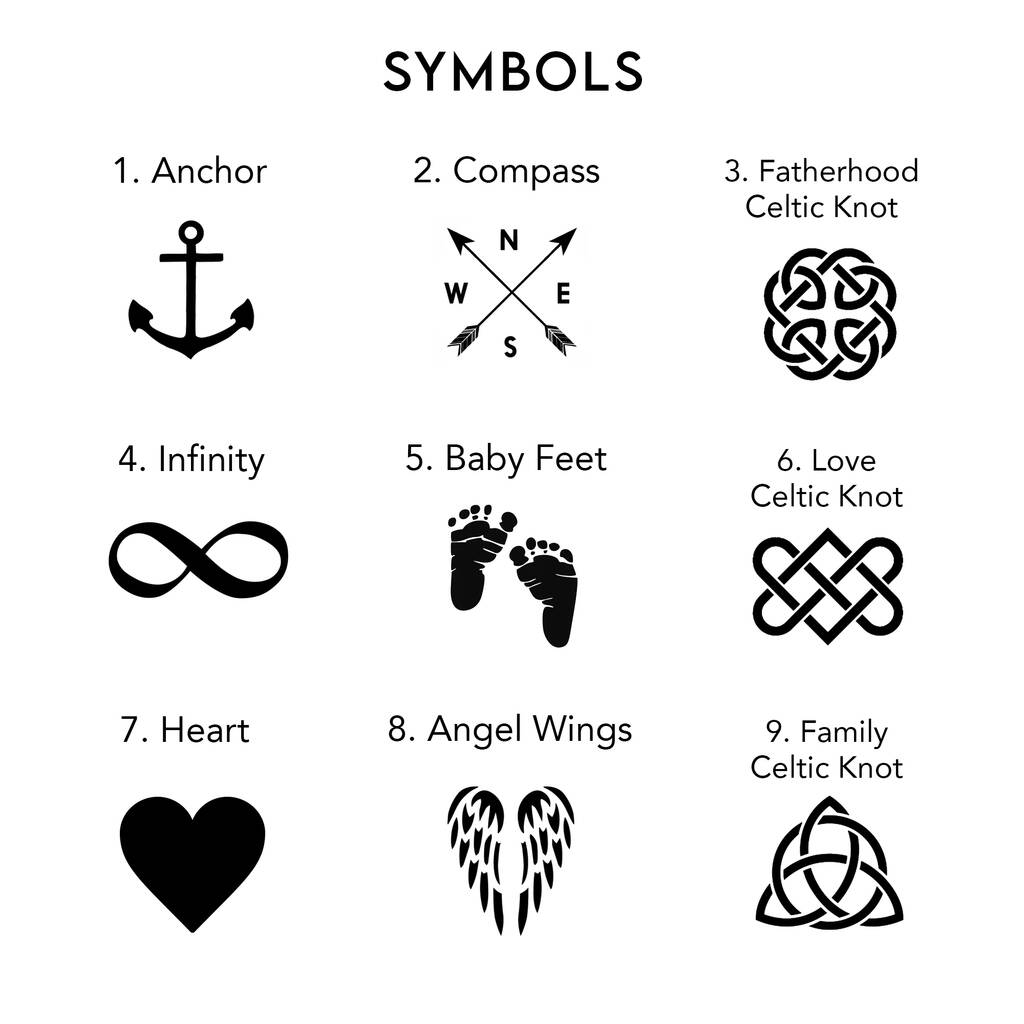 Mens Personalised Symbol Double Leather Bracelet By Hurleyburley man ...