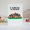 Funny Rugby Christmas Card By Of Life & Lemons | notonthehighstreet.com
