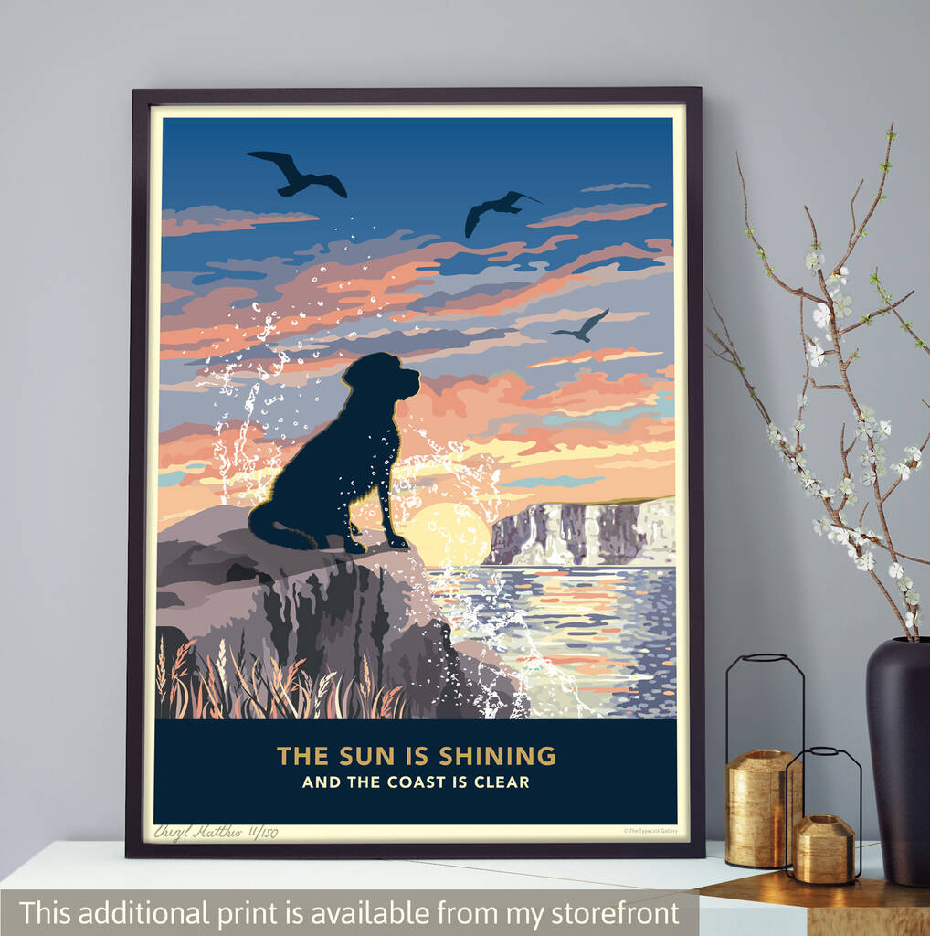 Limited Edition Labrador Print: Dog Lovers Gift By The Typecast Gallery ...