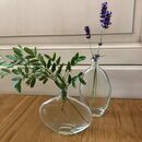 Pair Of Oval Glass Bottles By Victoria Jill | notonthehighstreet.com