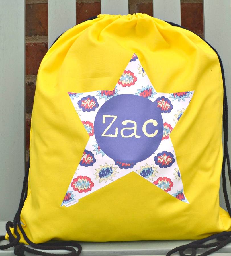 boy's personalised pe or kit bag various designs by pear-derbyshire ...