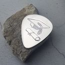 personalised silver graduation plectrum by david-louis design ...