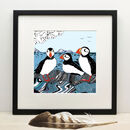 Puffins, Giclee Print By Cuckoo Tree Studio | notonthehighstreet.com
