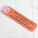 Personalised Leather Bookmark By Petiquette Collars ...