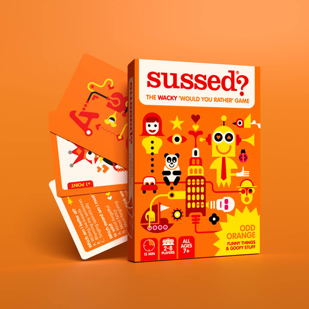 Sussed: Odd Orange Edition By Games to Get | notonthehighstreet.com