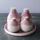 Handmade Porcelain Five Piece Condiments Set By Penny Spooner Ceramics ...