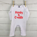 Ready To Cuddle Babygrow By Lovetree Design | notonthehighstreet.com