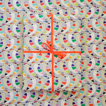 Bird Print Wrapping Paper, Gift Wrap Collection By Elvira Van ...