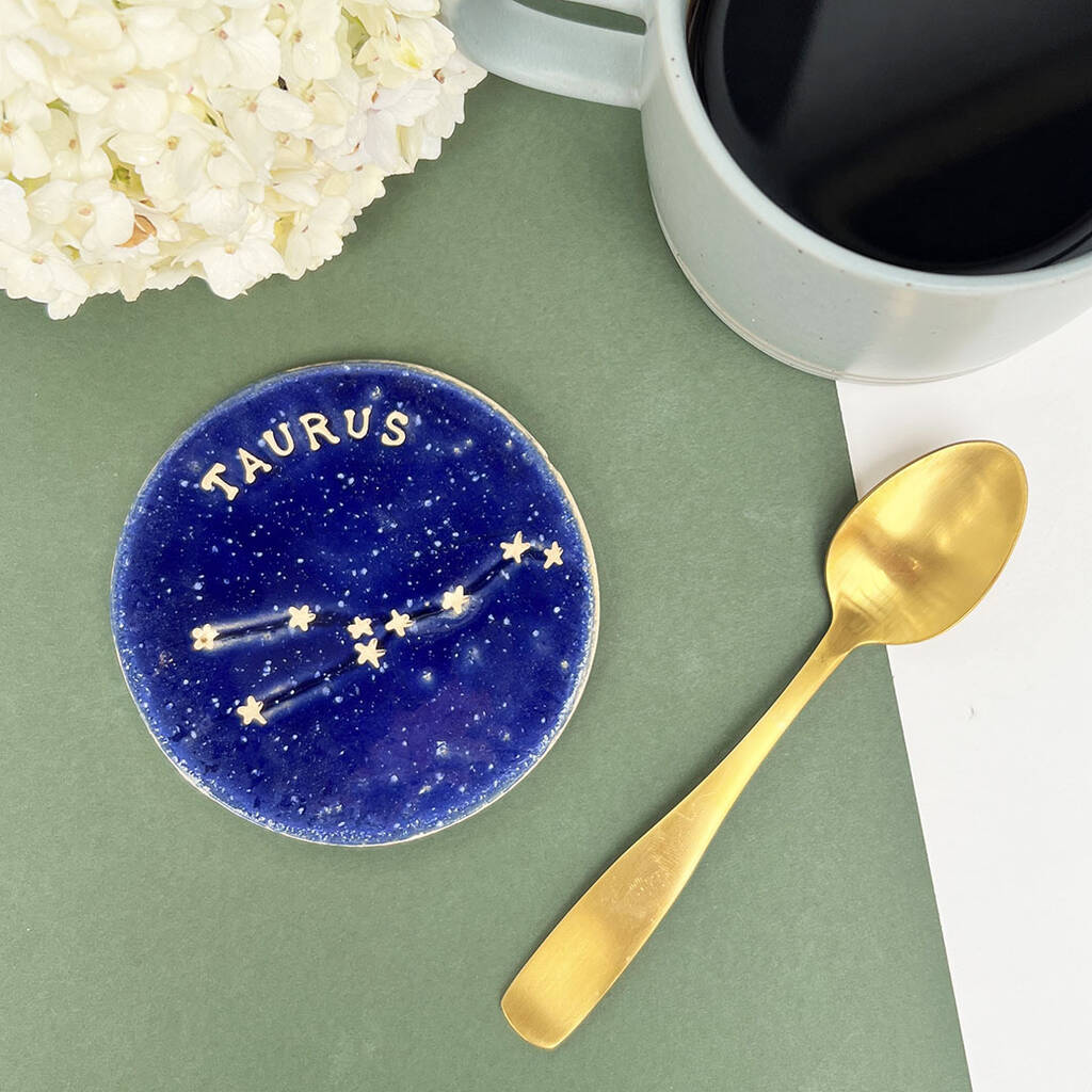 Blue Zodiac Constellation Star Sign Coasters By Juliet Reeves Designs ...
