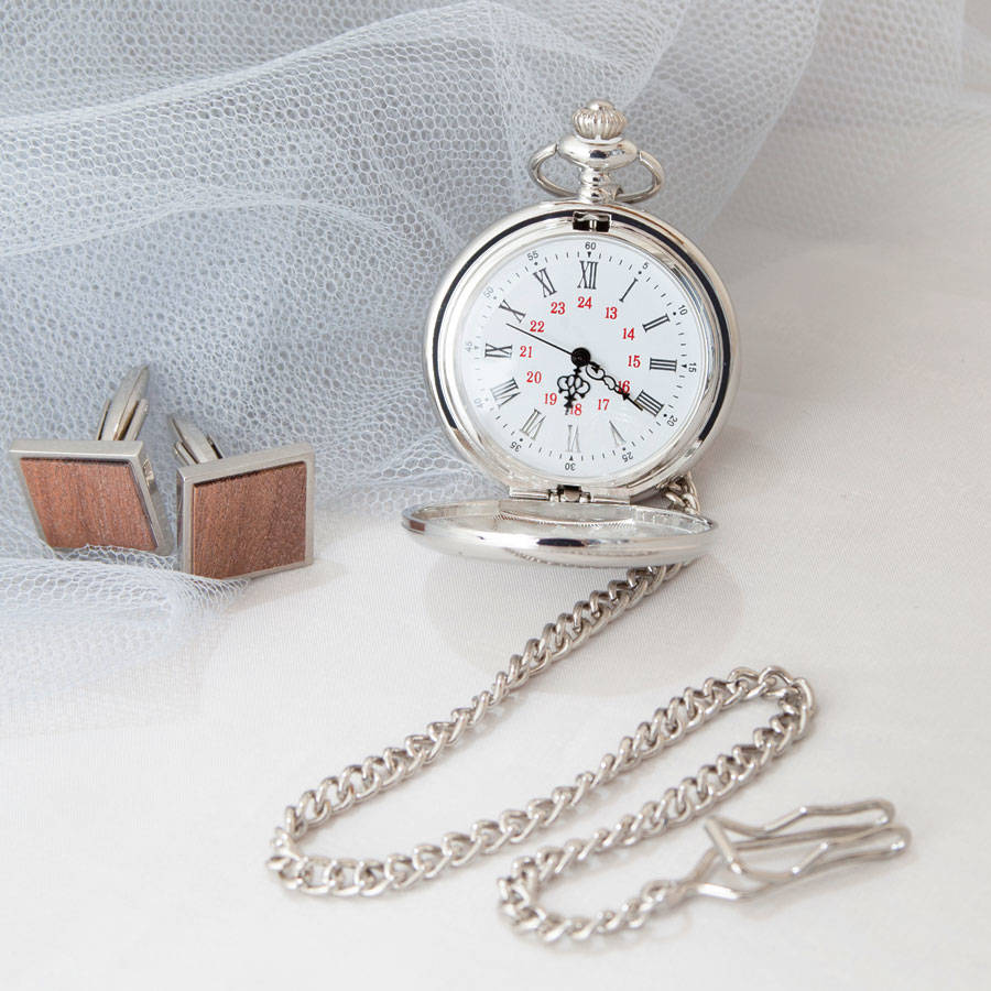 intricate engraved pocket watch in silver or gun metal by giftsonline4u ...