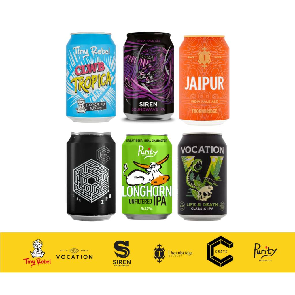 Mixed Ipa Gift Pack By All About The Beer | notonthehighstreet.com