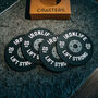Gym Gifts For Him Set Of Four Weight Plate Coasters By Iconic Coasters ...