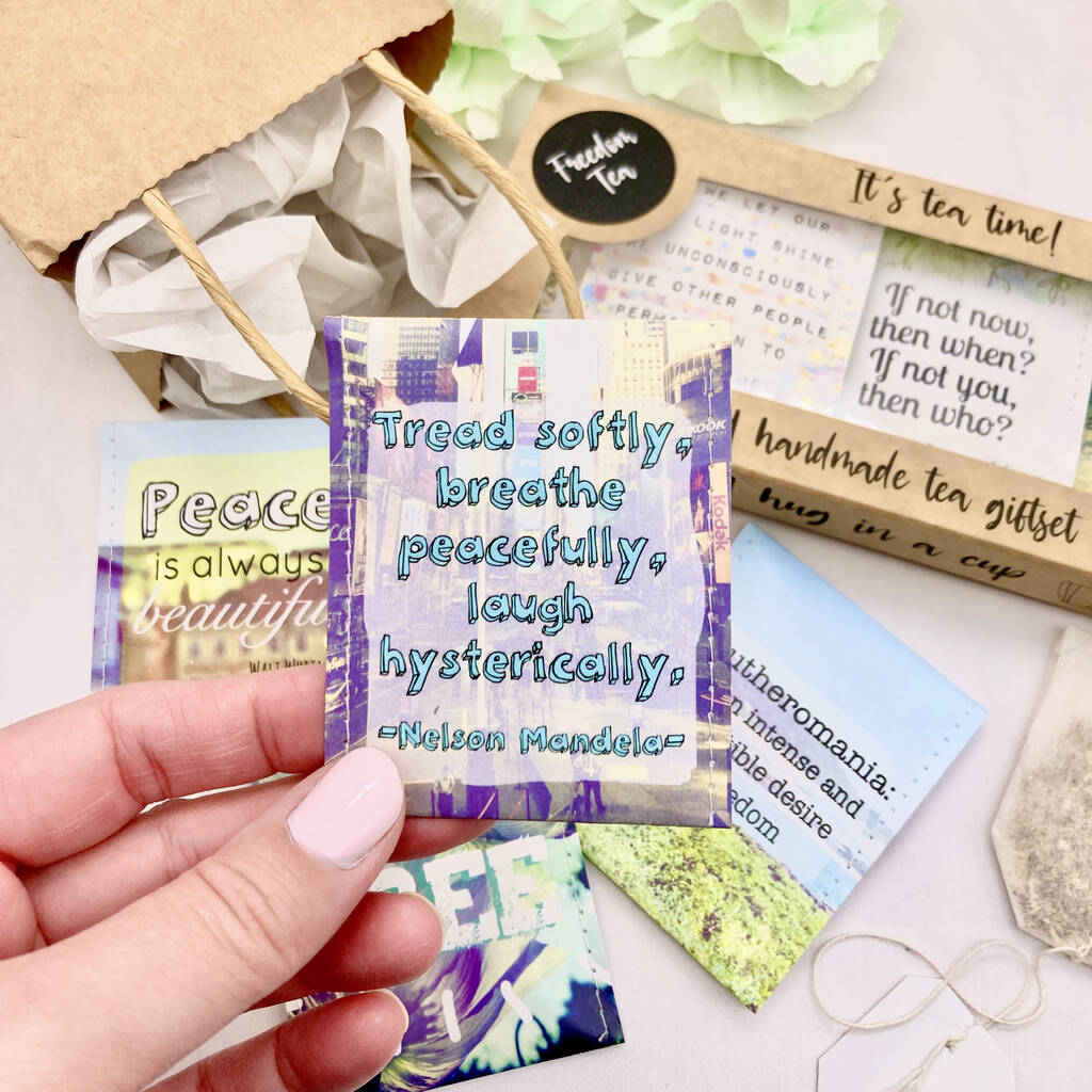 Freedom Tea Gift Set By victoria mae designs | notonthehighstreet.com