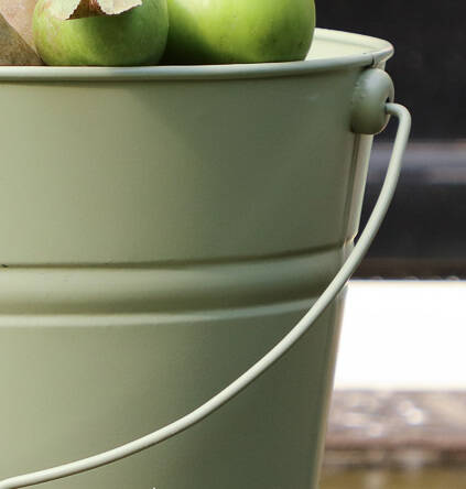 meadow green personalised storage bucket by dibor | notonthehighstreet.com