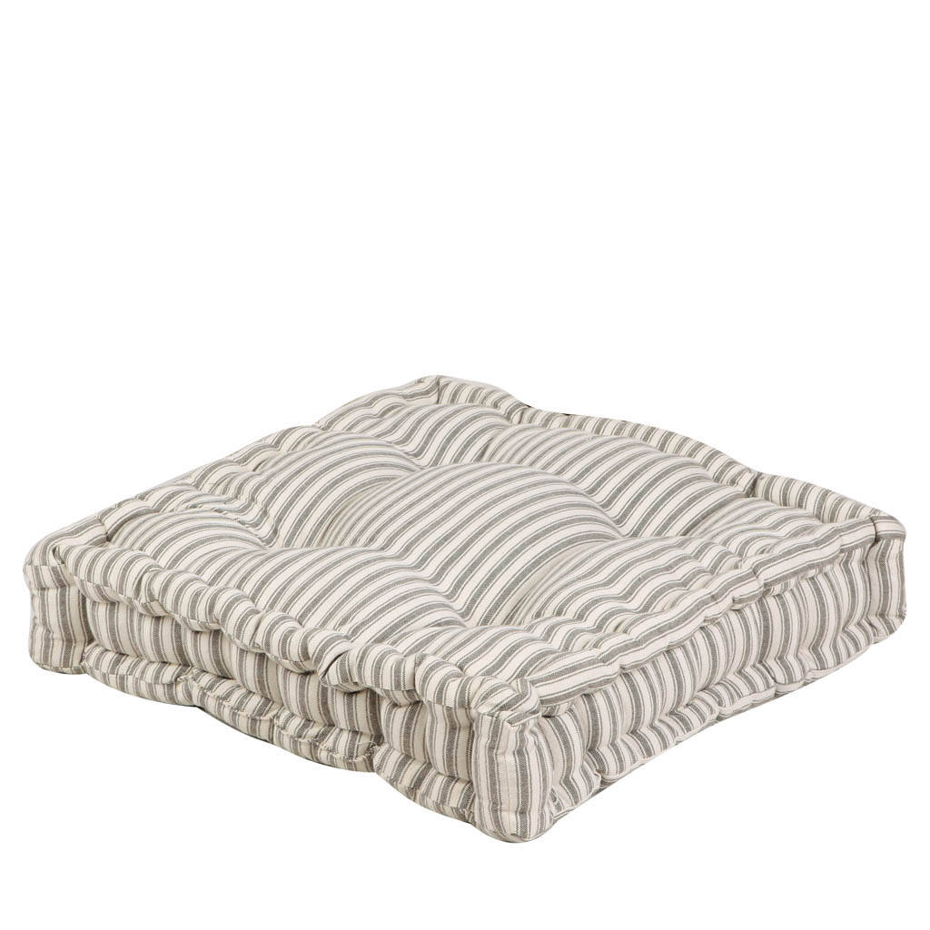 Extra Large Vintage Stripe Garden Lawn Mattress Cushion By Dibor ...