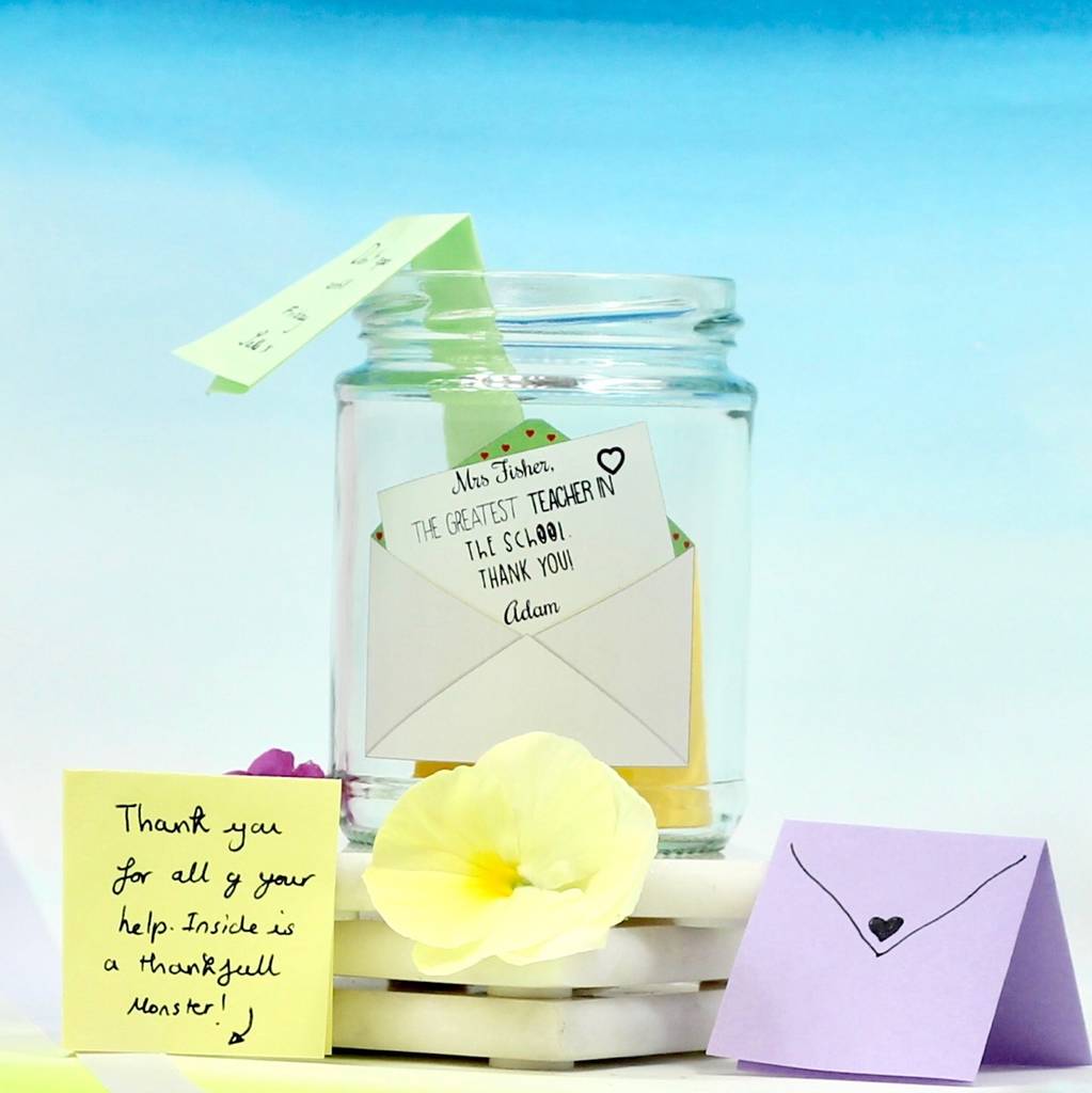 personalised message jar by beecycle | notonthehighstreet.com