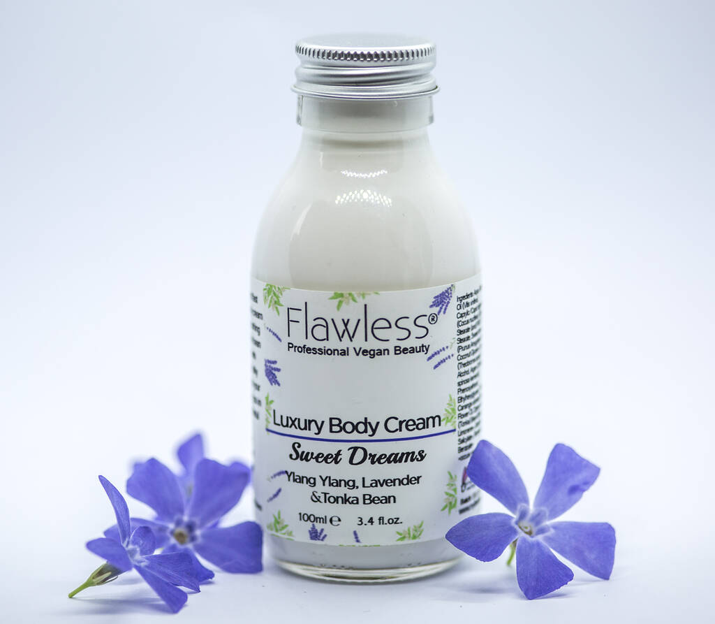 Luxury Body Cream Sweet Dreams 100ml By Flawless | notonthehighstreet.com