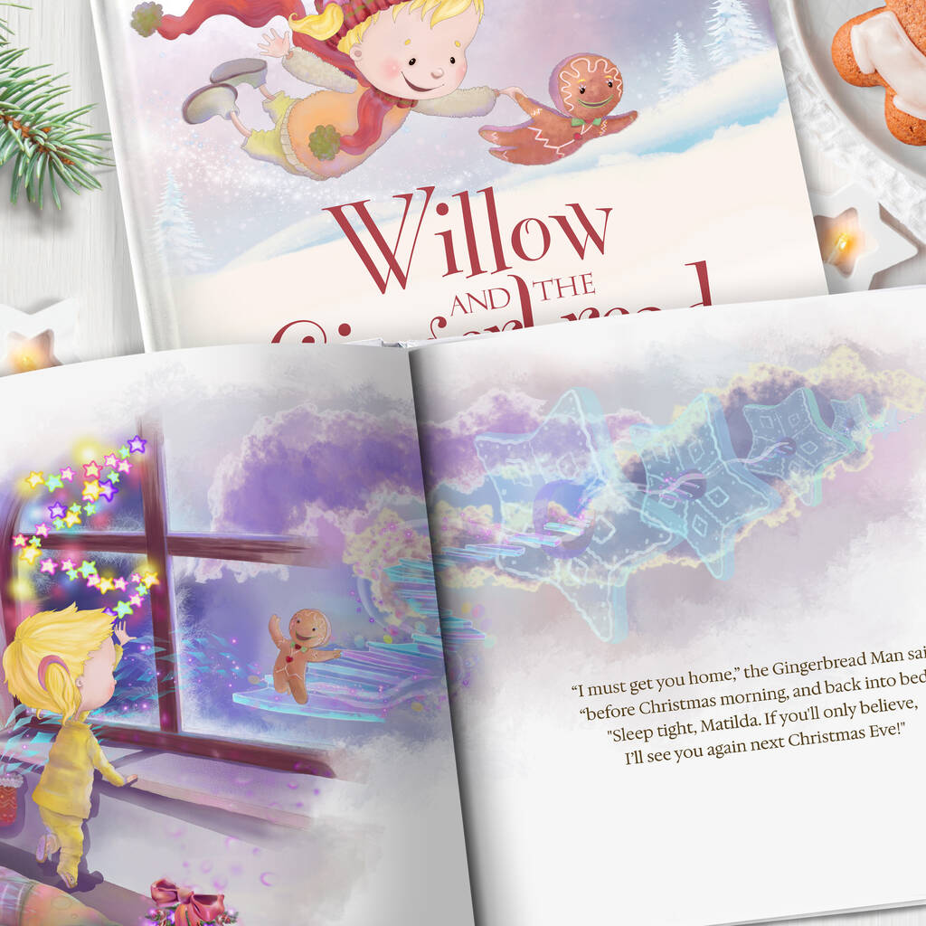 The Gingerbread Man Personalised Christmas Book By MY GIVEN NAME