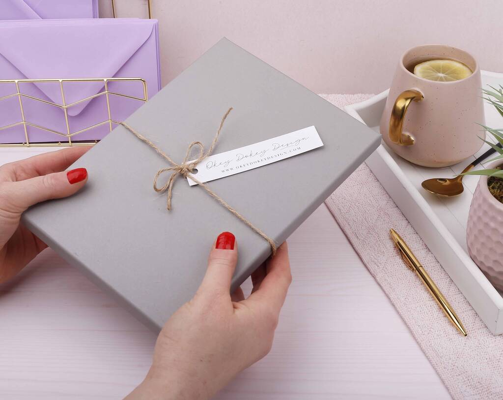 Personalised Floral Writing Paper Gift Box Set By Making Meadows ...