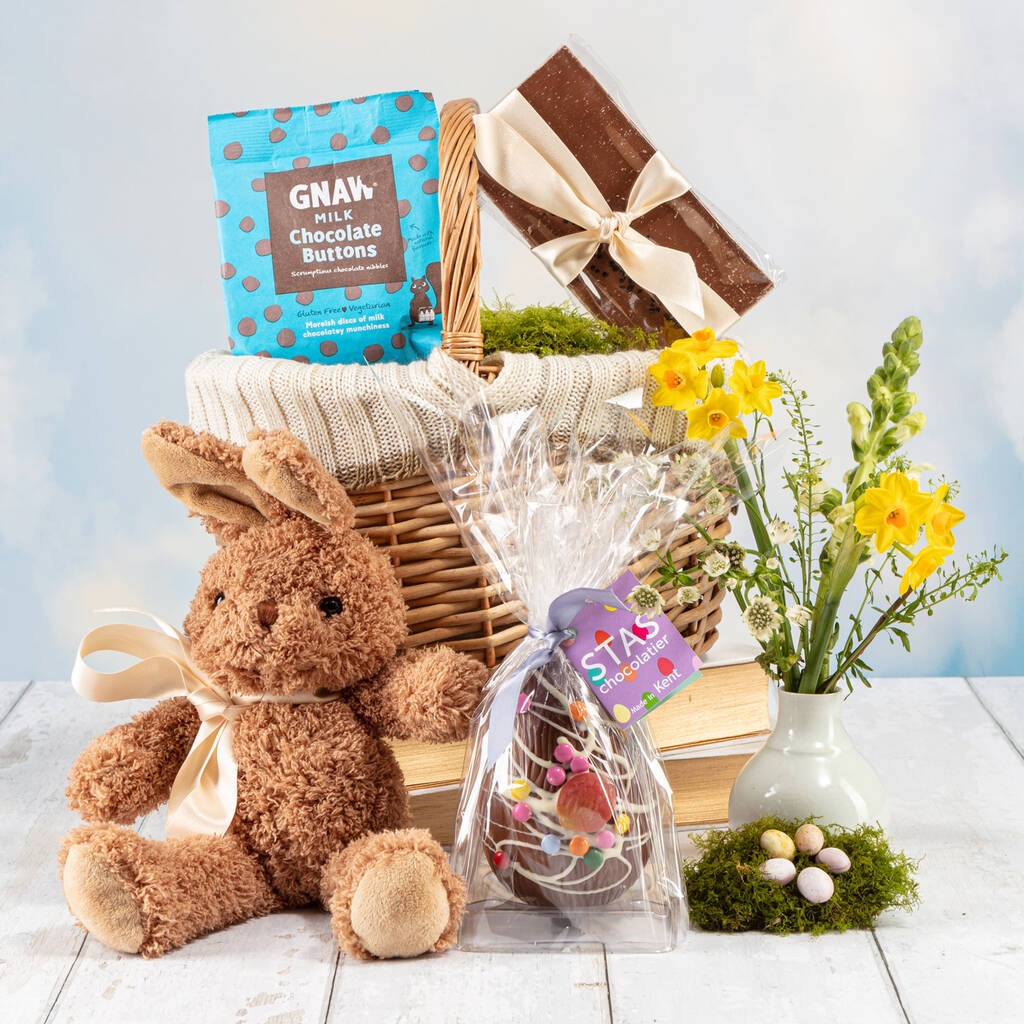 The Hoppy Easter Bunny Basket By Todhunter | notonthehighstreet.com