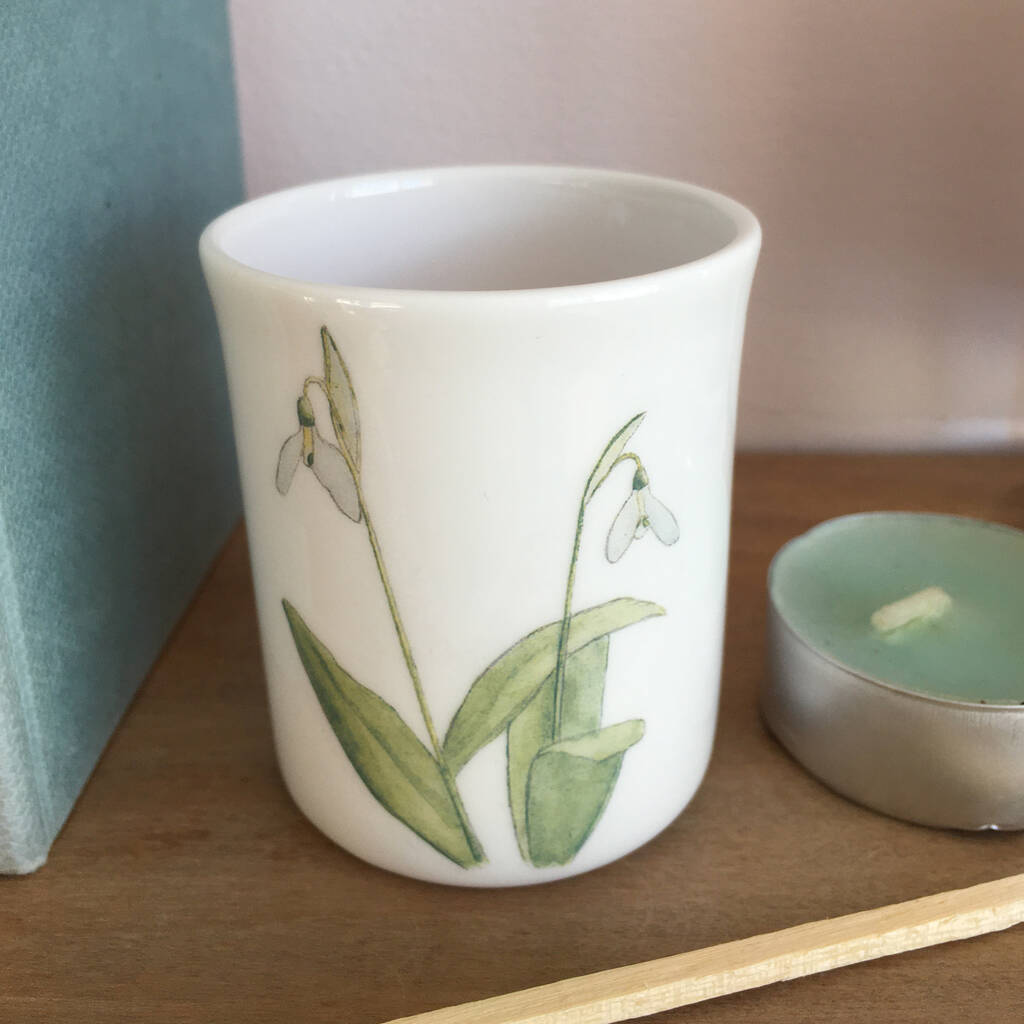 Snowdrop Tealight Candle Holder By littlebirdydesigns ...