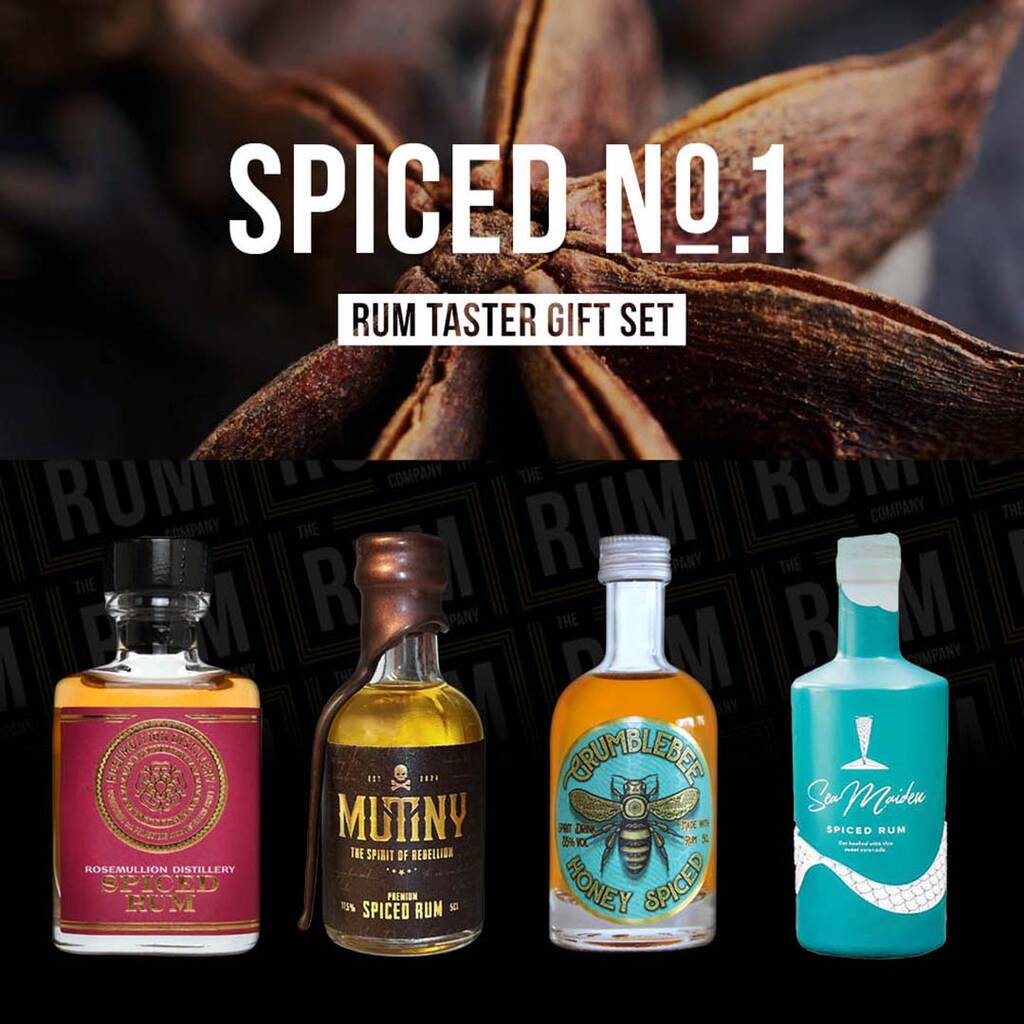 Spiced Rum Taster Set Gift Box One By The Rum Company