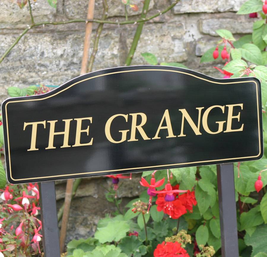 personalised house signs by england signs | notonthehighstreet.com