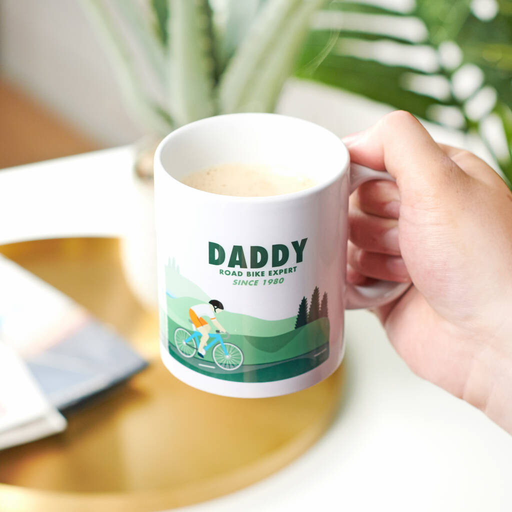 Personalised Road Bike Mug By Oakdene Designs