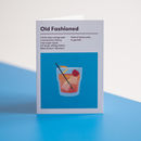Old Fashioned Cocktail Card By Illustrait Me | notonthehighstreet.com