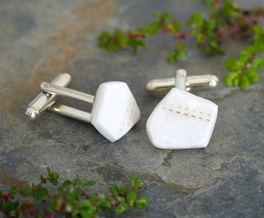 Handmade Porcelain Cufflinks One Of A Kind By Huiyi Tan