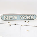 Personalised Town, City Vintage Wooden Road Signs By Craft Heaven ...
