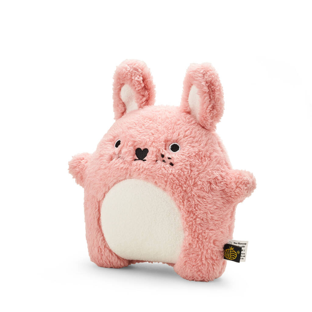 Plush Pink Fluffy Rabbit Soft Toy By Noodoll | notonthehighstreet.com