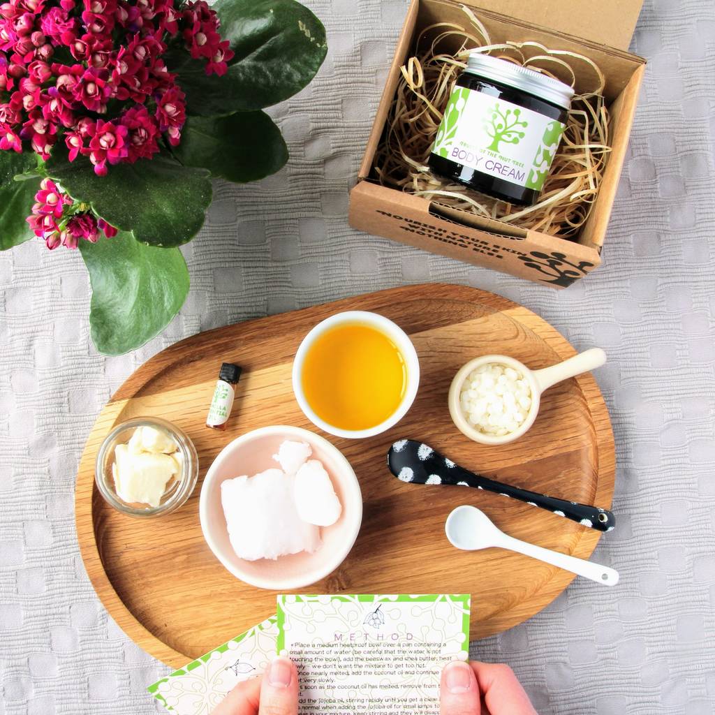 make your own natural, chemical free body cream by fruits of the nut ...