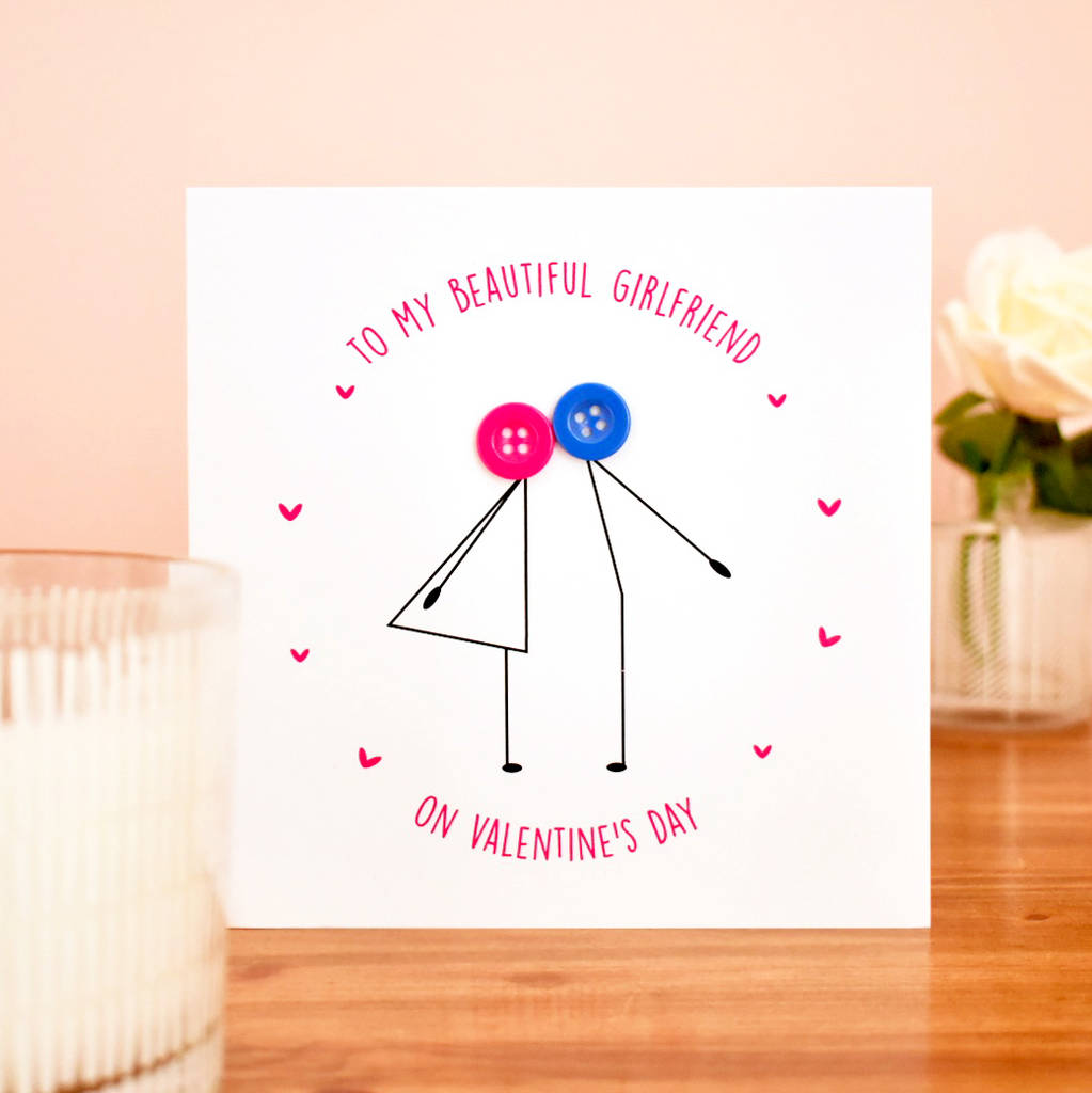 kissing couple anniversary card by mrs l cards | notonthehighstreet.com