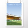 Norwich City Carrow Road Poster By Matthew J I Wood Design ...