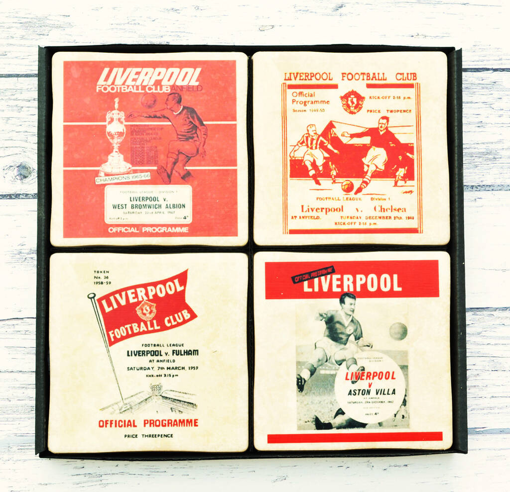 Four Football Team Coasters Many UK Teams By Me and My Sport ...