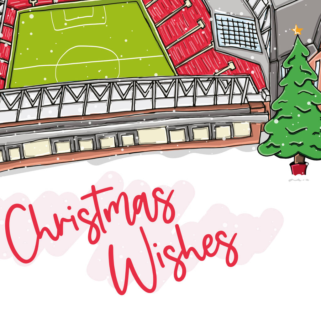 Liverpool Fc Christmas Card By Moo and Snip | notonthehighstreet.com