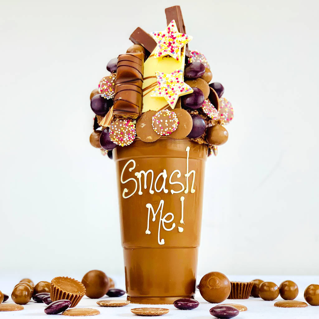 merry christmas belgian chocolate smash cup by sweet trees ...