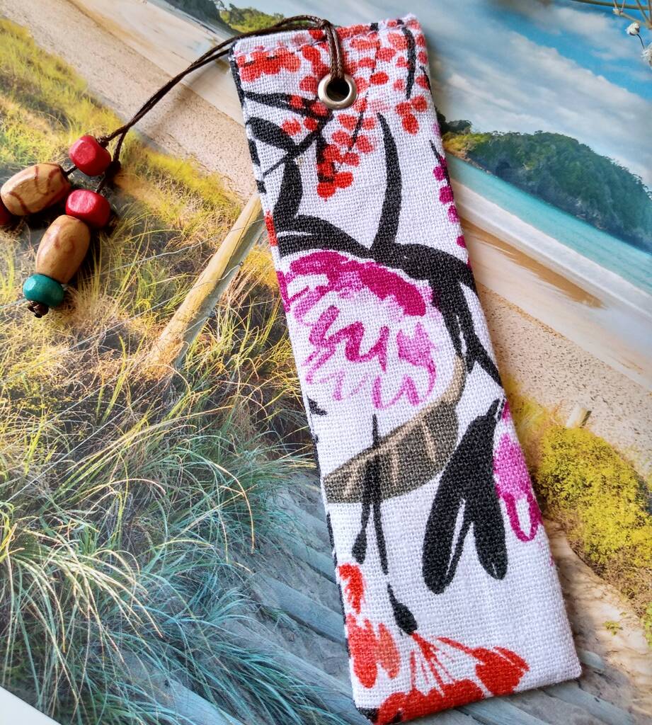 Floral Linen Bookmark By Southsea Linen | notonthehighstreet.com