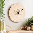 Personalised New Home Clock By Sunday's Daughter | notonthehighstreet.com
