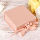 luxury rose gold gift box with ribbon tie selection by dibor ...