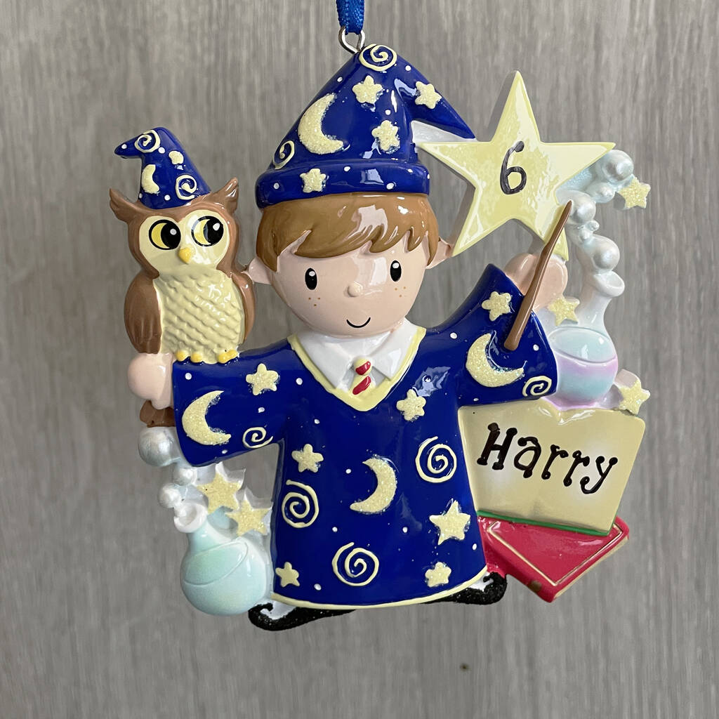Personalised Wizard Wall Hanging Decoration By SoRealistic