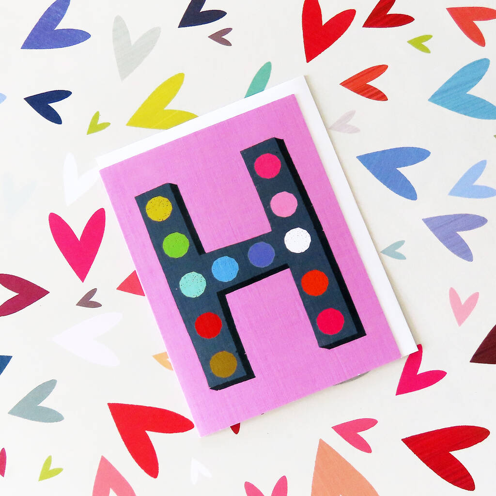 Mini H Alphabet Card By Kali Stileman Publishing