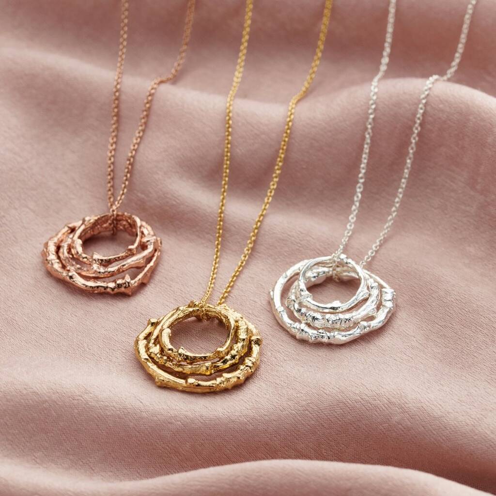 Twig Family Names Necklace By Posh Totty Designs