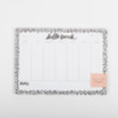 'hello week' a4 weekly planner by sadler jones | notonthehighstreet.com