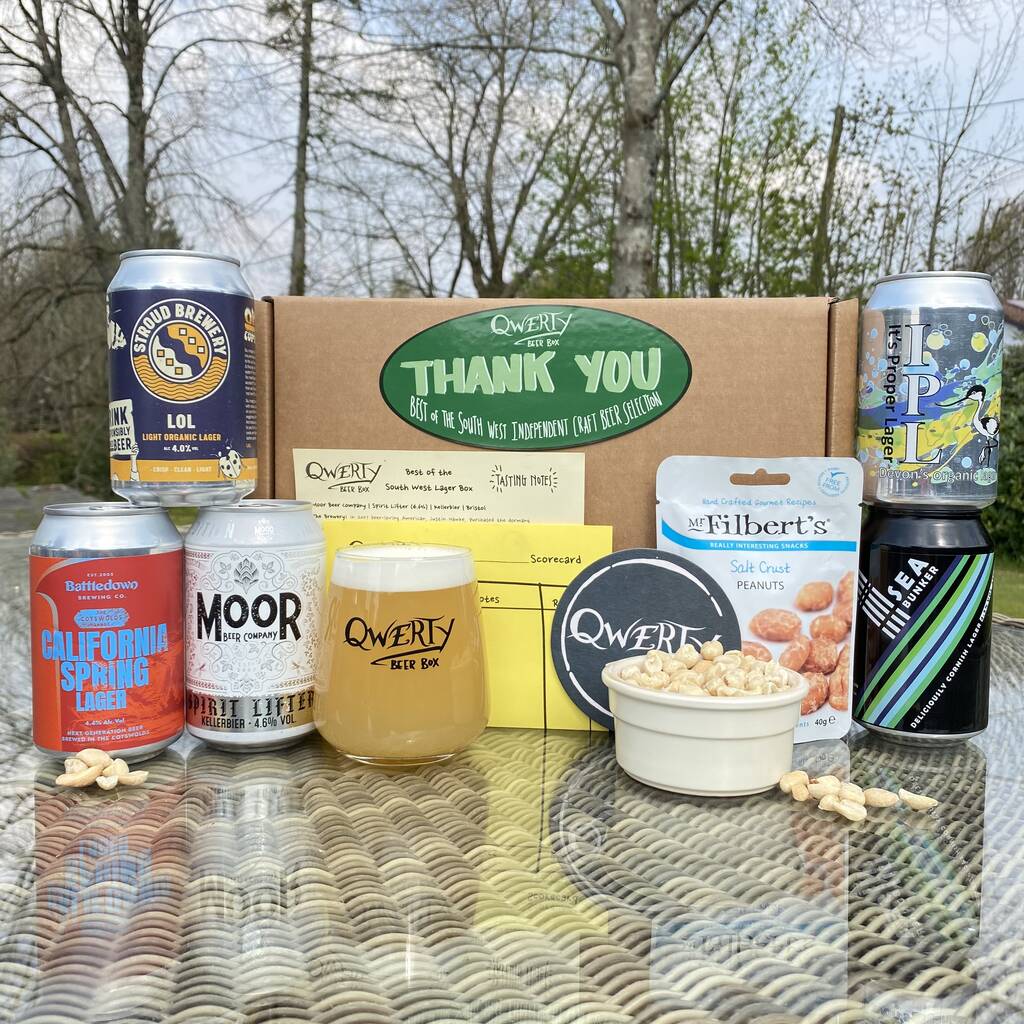 Lager Craft Beer Independent Gift Hamper By QWERTY Beer Box ...