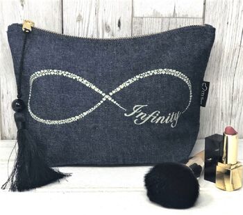 Infinity Denim Bag By Lovethelinks | notonthehighstreet.com