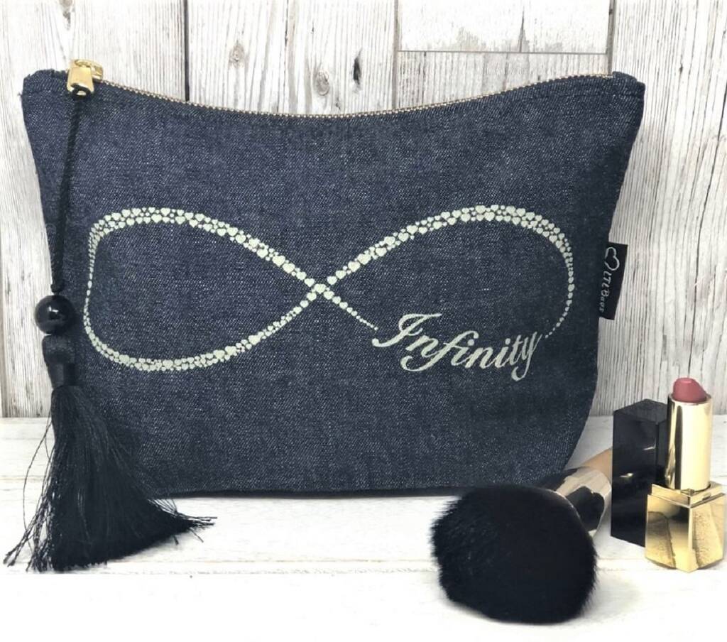 Infinity Denim Bag By Lovethelinks | notonthehighstreet.com