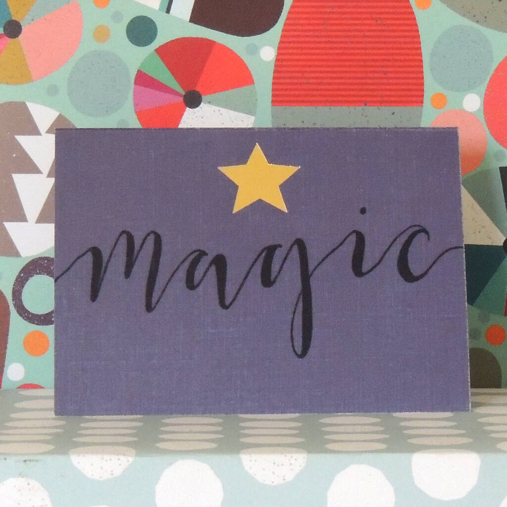 Mini Magic Card By Kali Stileman Publishing | notonthehighstreet.com
